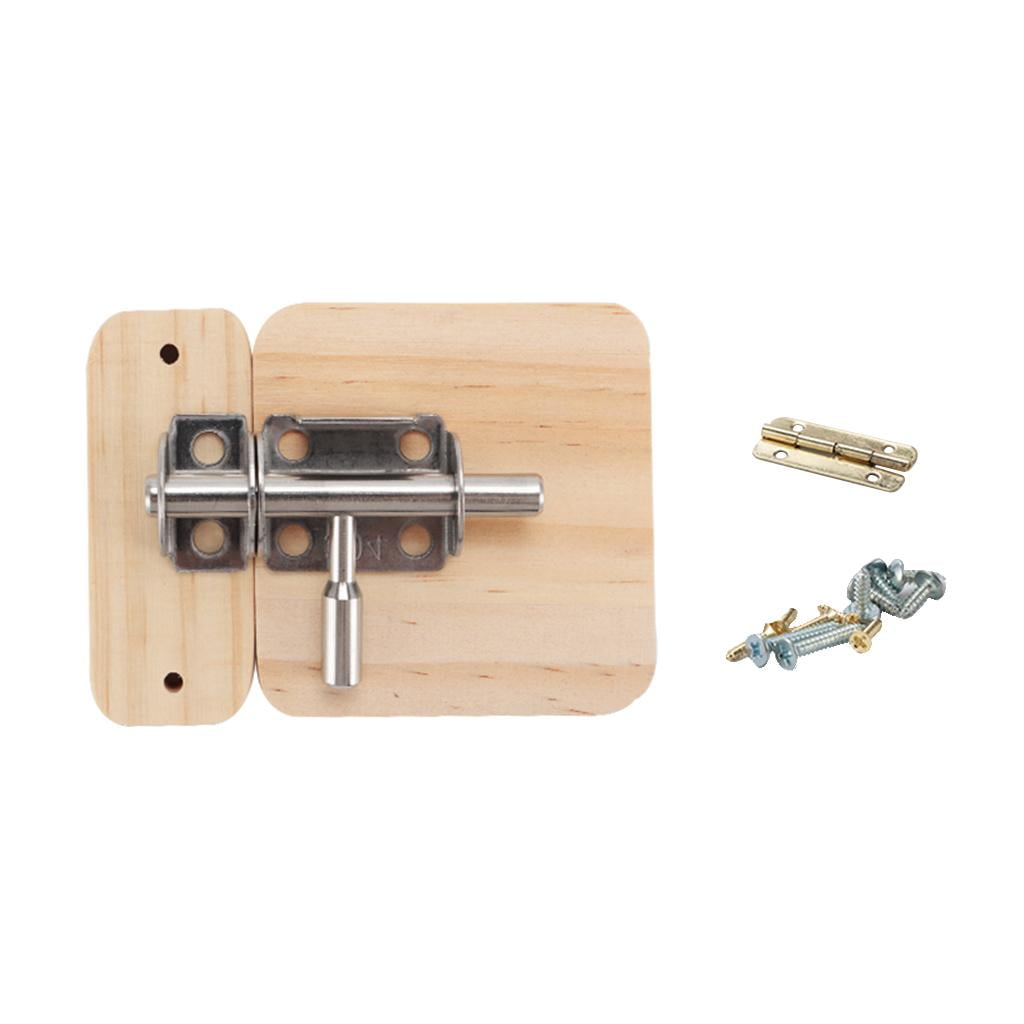 DIY Lock Latch Preschool Teaching Aids Baby Activity Board Toy, Wooden ...