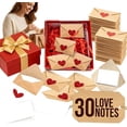 DIY Love Notes Box, Mini Blank Cards & Envelopes ,Valentine Boxes for ...