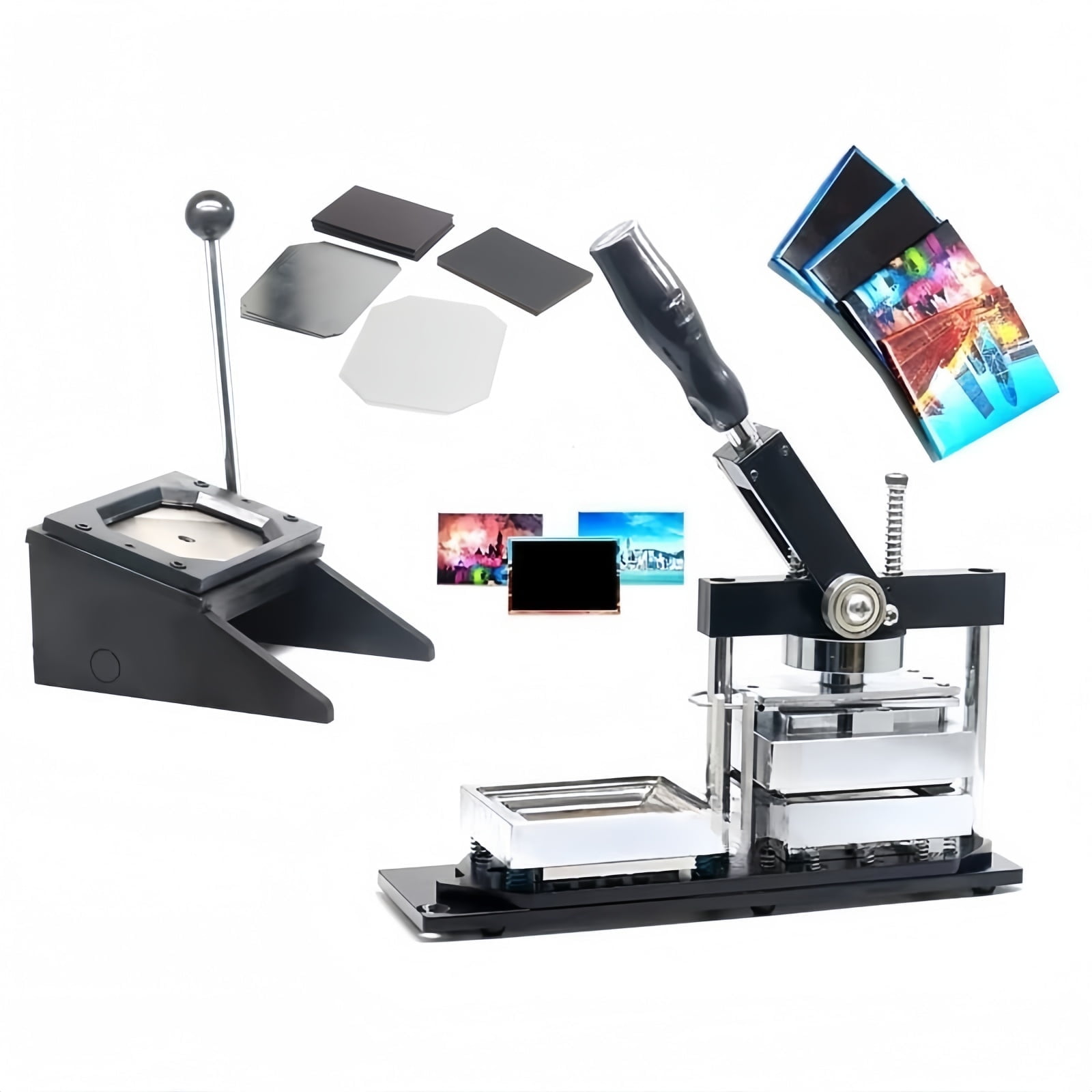 DIY Magnet & Button Maker Kit: 3.5x2.5" Badge Press Tool, Easy-to-Use ...