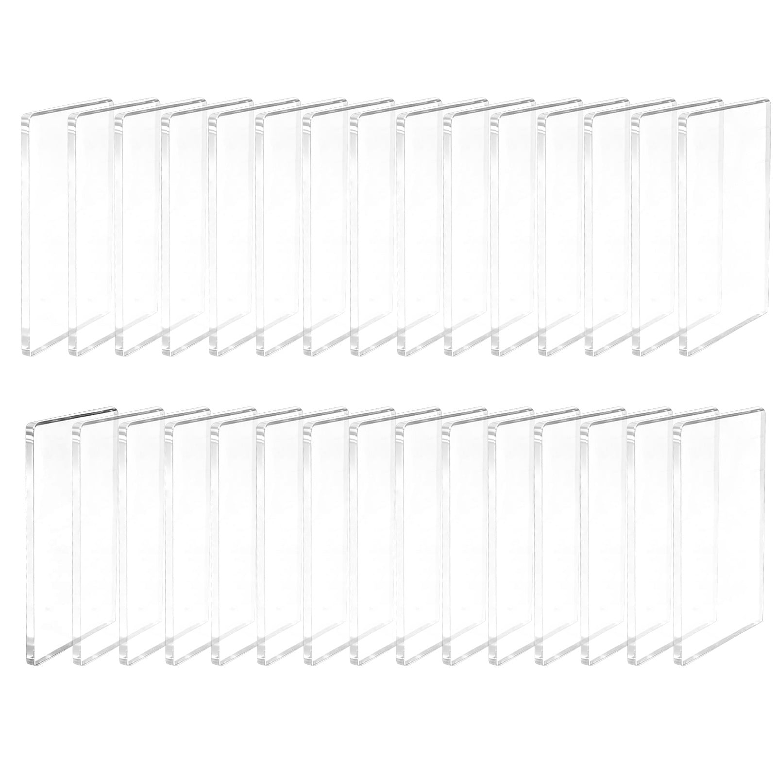 DIY Magnet Kit Clear Acrylic Square Fridge Magnets with Adhesive ...