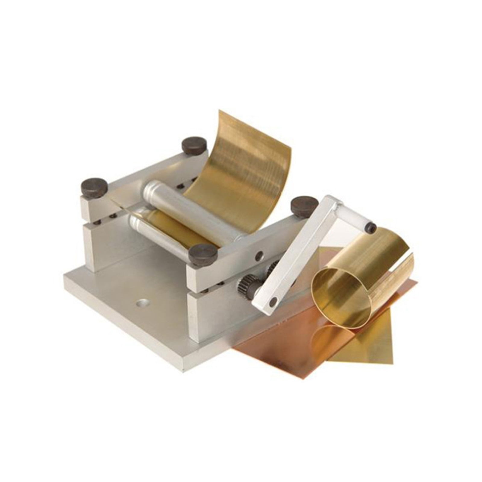 DIY Manual Soft Metal Plate Rolling Machine, Soft Metal Sheet Tube Mini ...