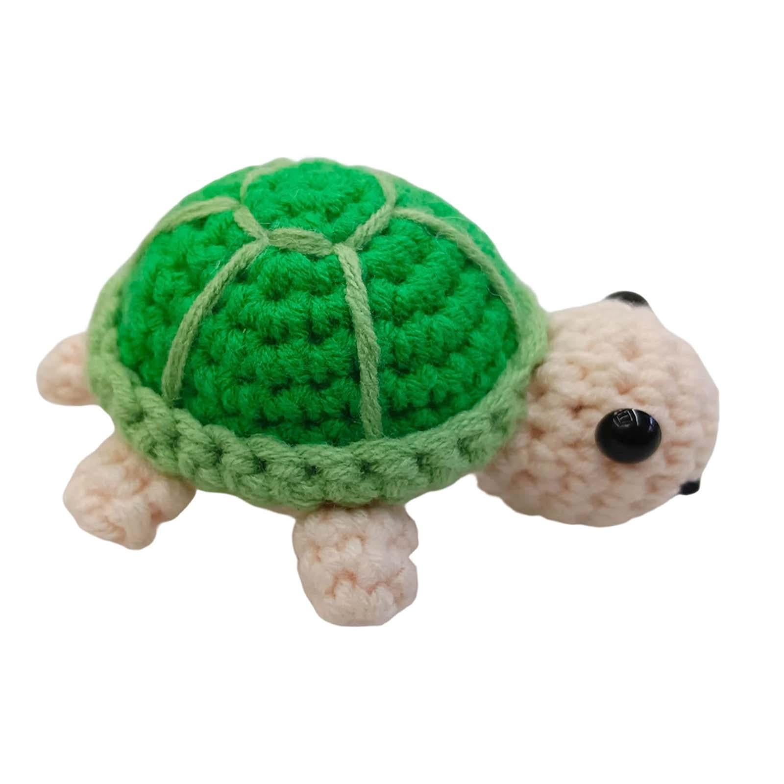 DIY Material Package Turtle Crochet Knitting , Needlework Plush Doll ...