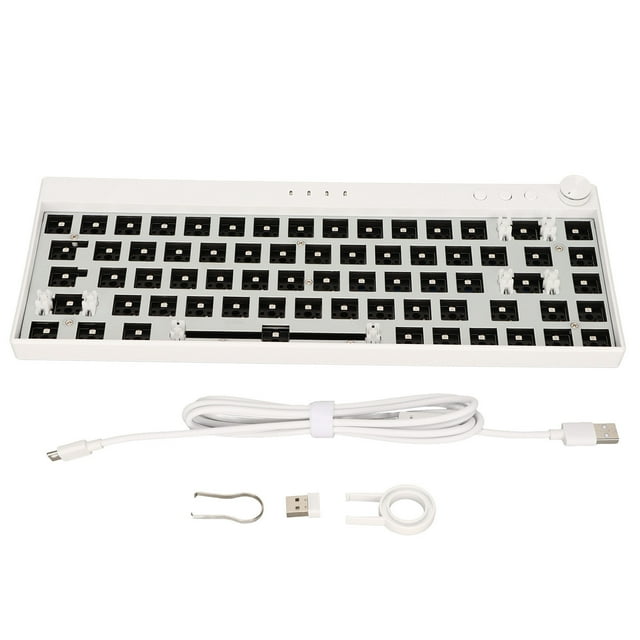 DIY Mechanical Keyboard Kit 68 Keys RGB Ergonomic Switch Hot Swap ...