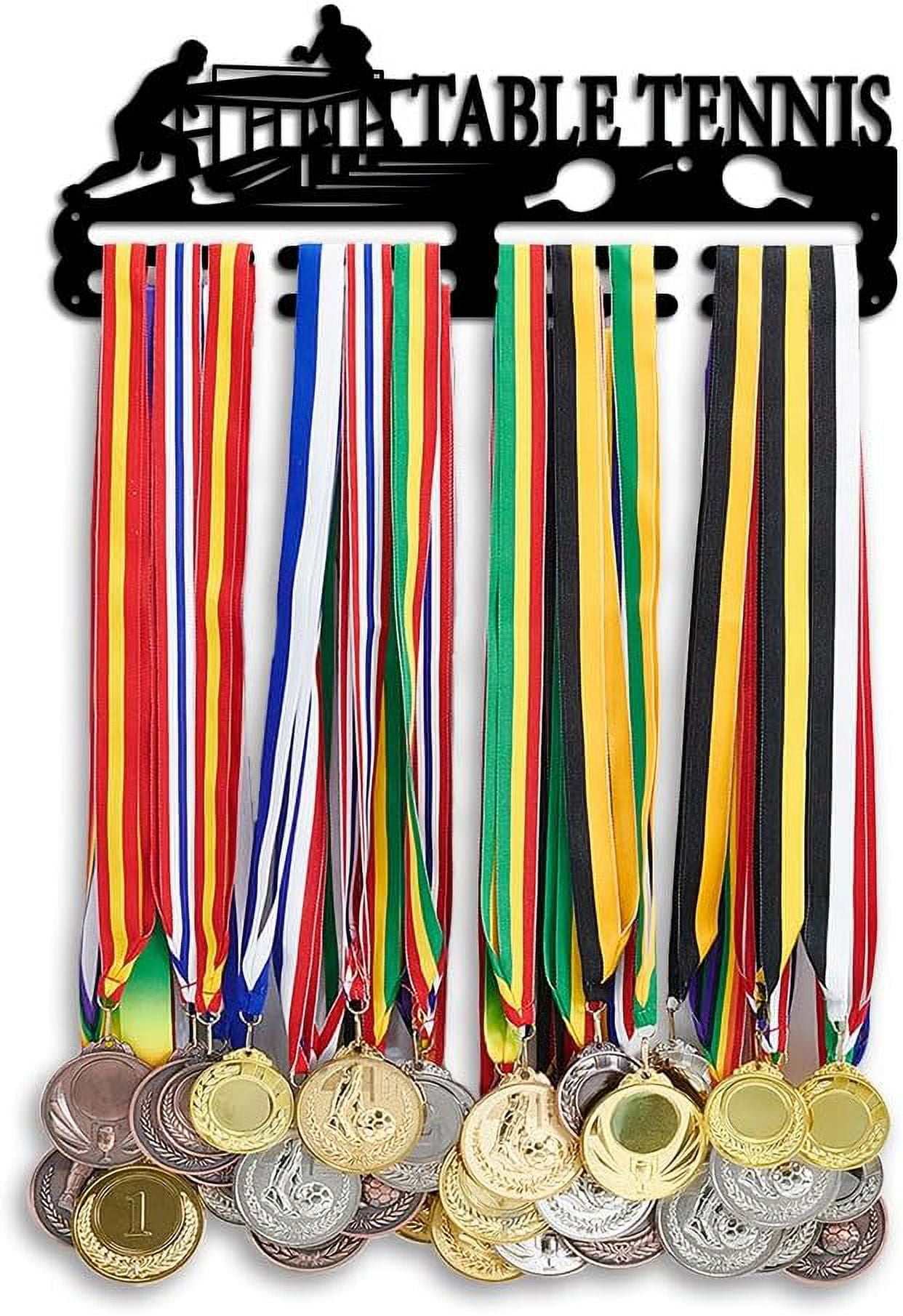 DIY Medal Hanger Display Rack Hanger Awards Ribbon Holder Medal Hook ...