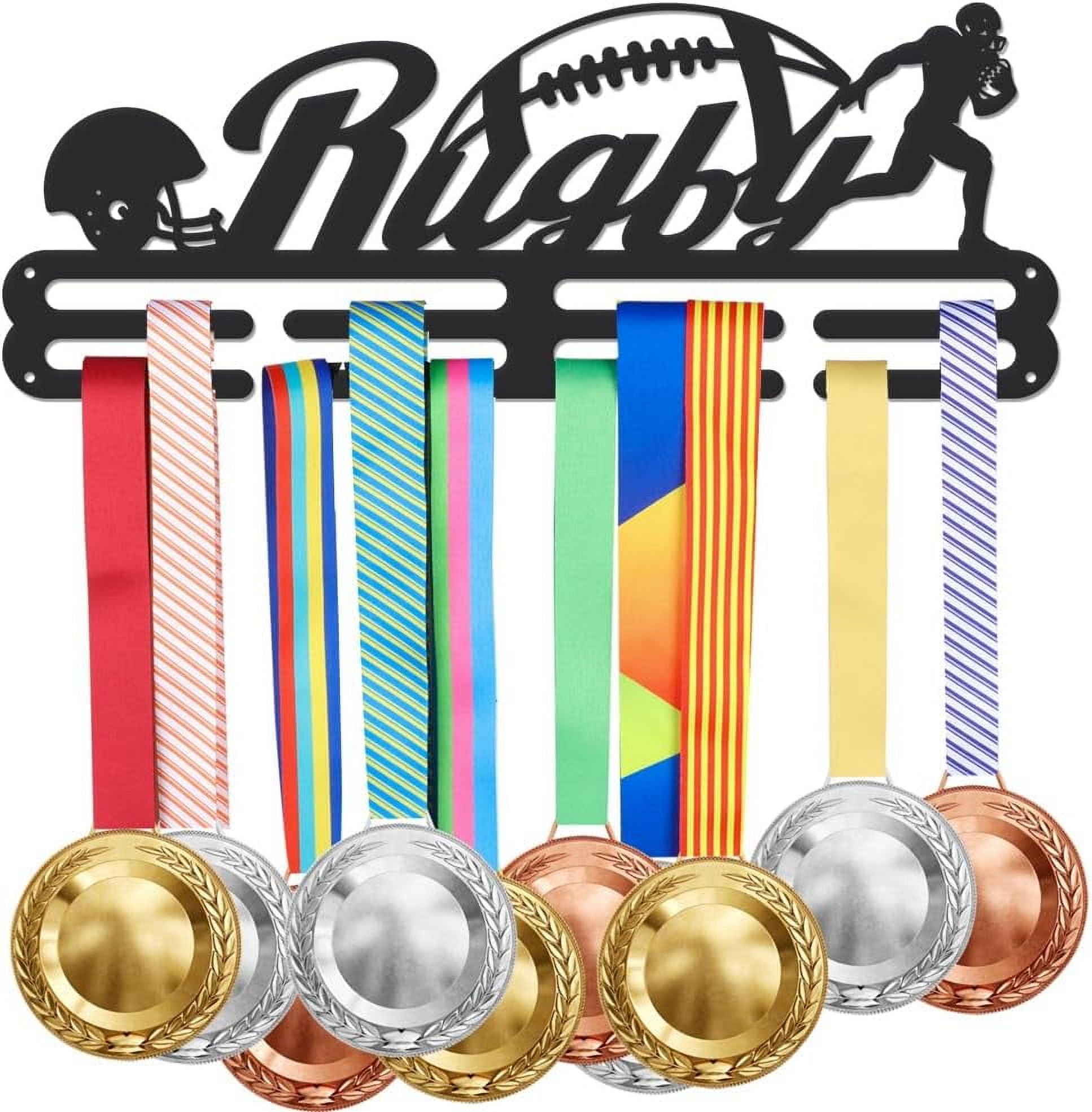 DIY Medal Hanger Holder Display Sports Arts Medals Display Rack Wall ...