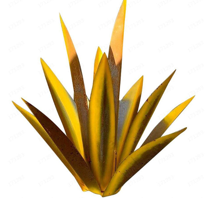 DIY Metal Art 9 Leaves Tequila Rustic Sculpture Rust Garden Yard Art ...