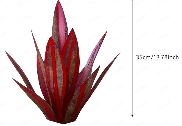 DIY Metal Art 9 Leaves Tequila Rustic Sculpture Rust Garden Yard Art ...