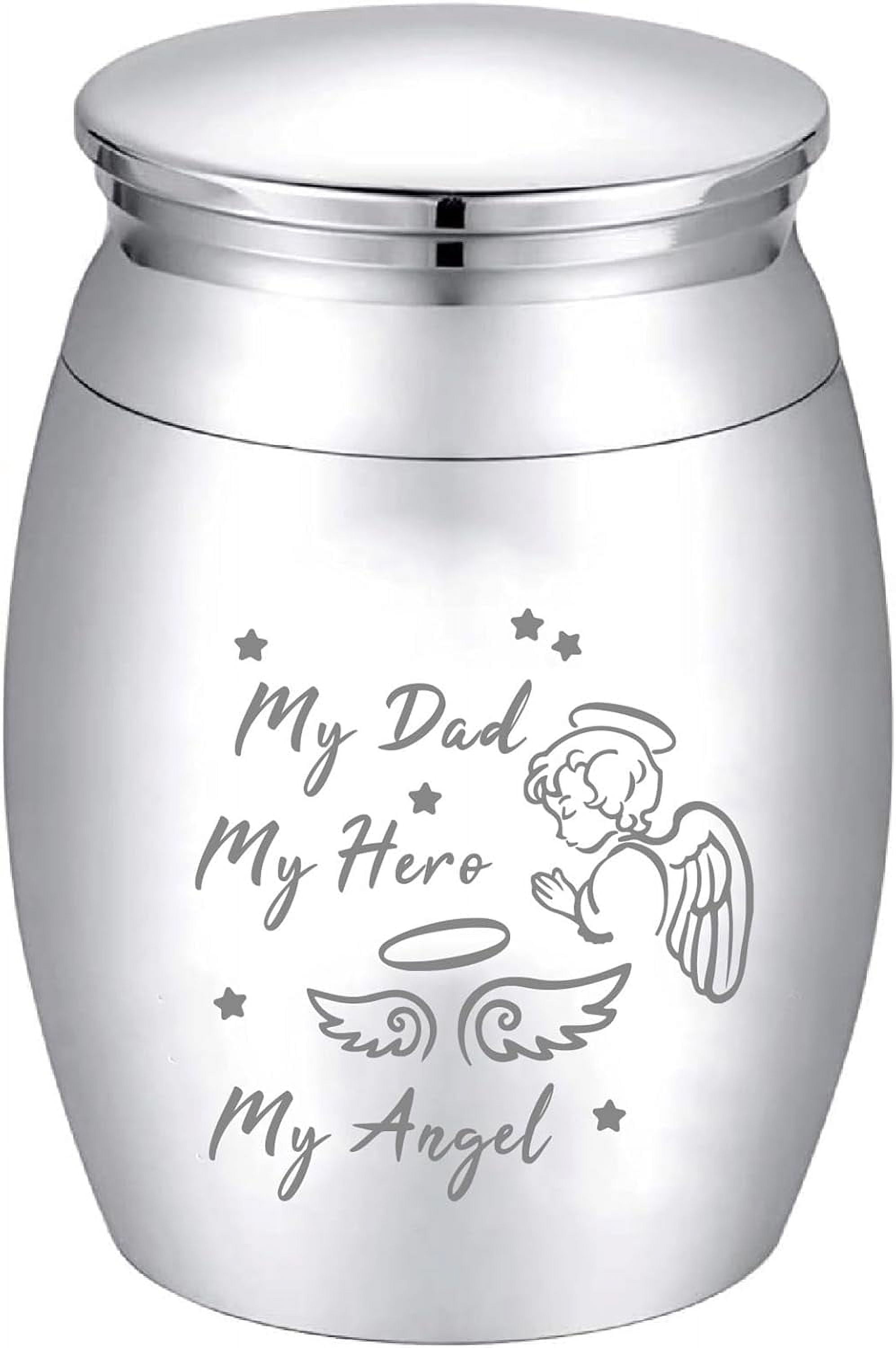 Mini Cremation Urn Small Keepsake Urns Ashes Alloy Kit My Dad Hero ...