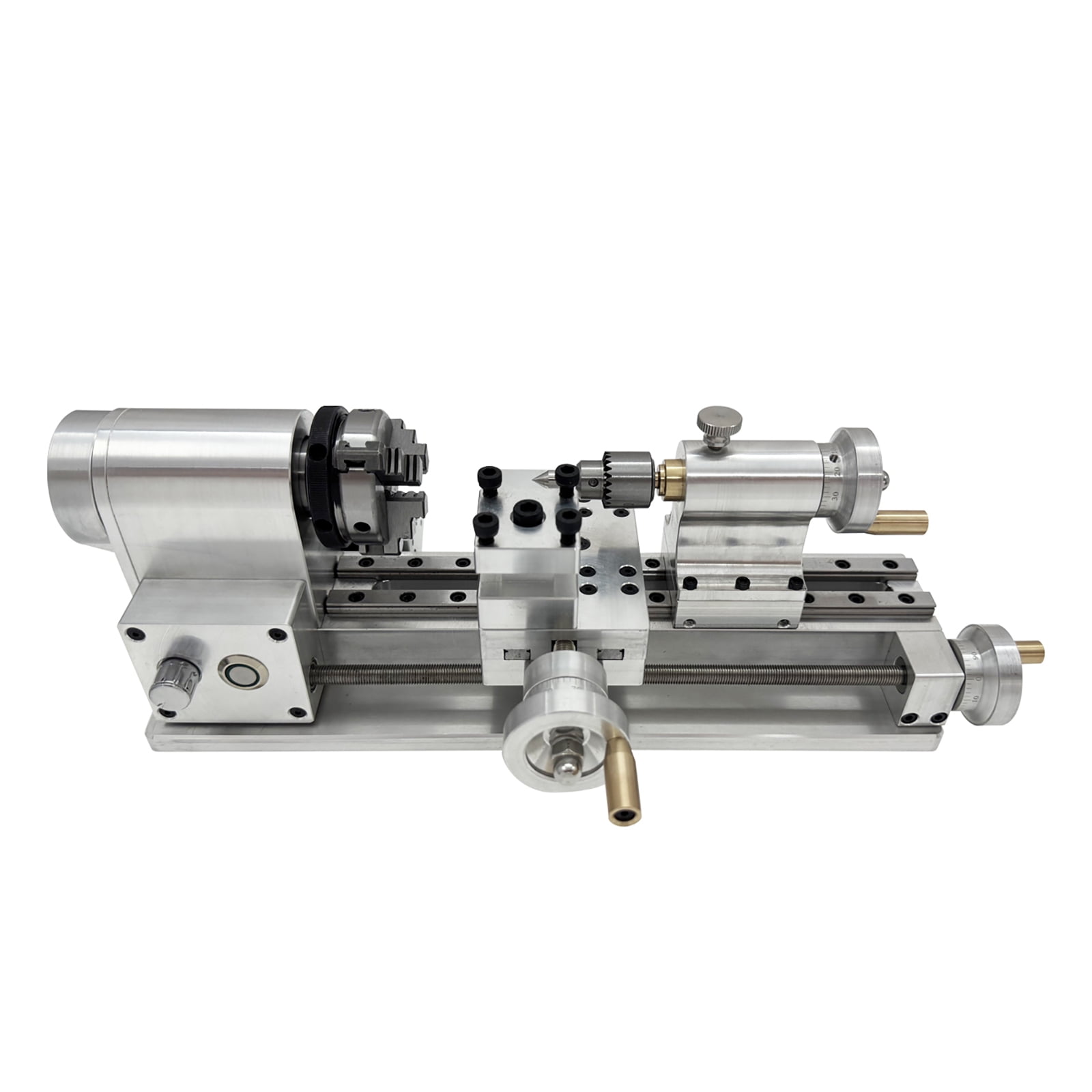 DIY Mini Lathe Multifunctional Home Woodworking Small Lathe Micro Lathe ...