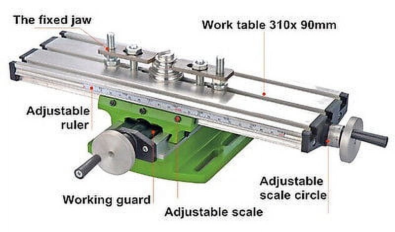 DIY Mini Multifunction Working Table Milling Machine Worktable 310*90mm ...