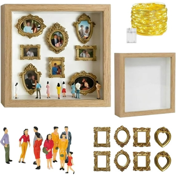 DIY Mini Museum Silhouette Box – Custom Memory Shadow Box Frame Kit ...