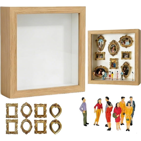 DIY Mini Museum Silhouette Box Kit, Complete Set with Frame and ...