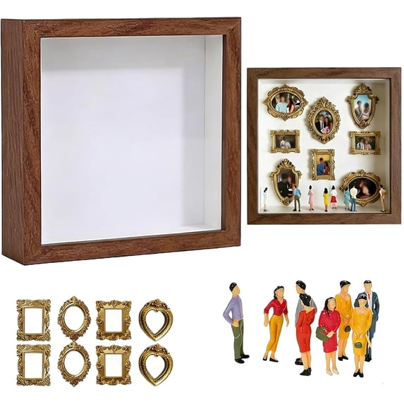 DIY Mini Museum Silhouette Box Kit, Complete Set with Frame and ...