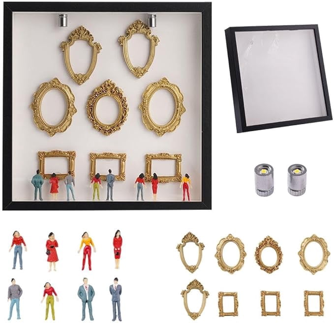 DIY Mini Museum Silhouette Box – Personalized Memory Display Kit,8 ...