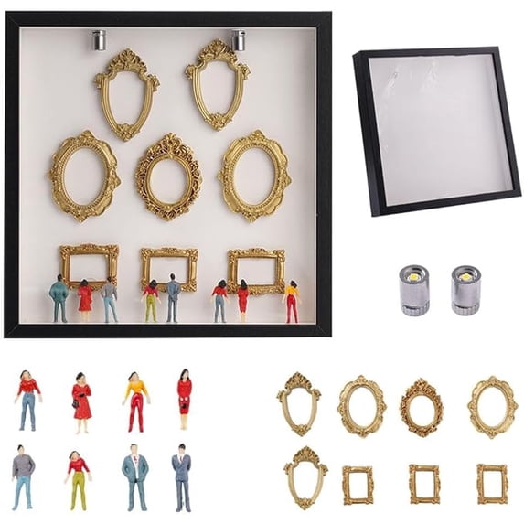 DIY Mini Museum Silhouette Box – Personalized Memory Display Kit,8 ...