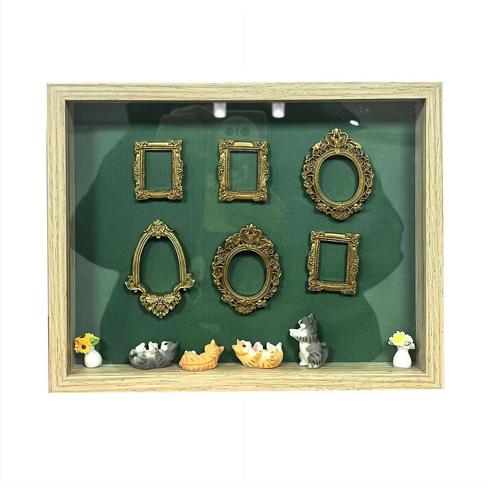 DIY Mini Museum Silhouette Box, Personalized Shadow Box Frame Kit with ...