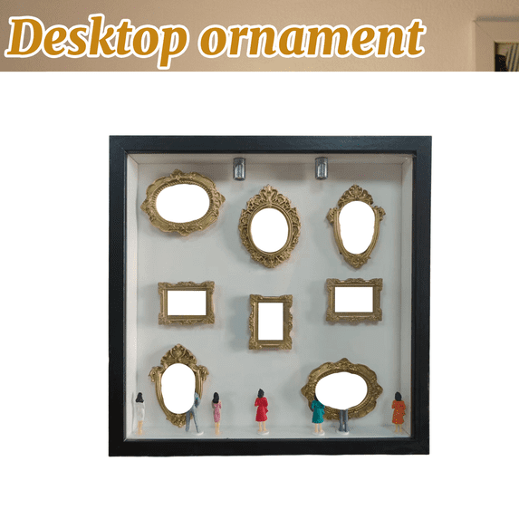 DIY Mini Museum Silhouette Box - Photo Family Memory Display Case ...