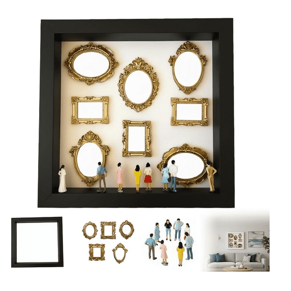 DIY Mini Museum Silhouette Box,Shadow Box Display Case,Creative Memory ...