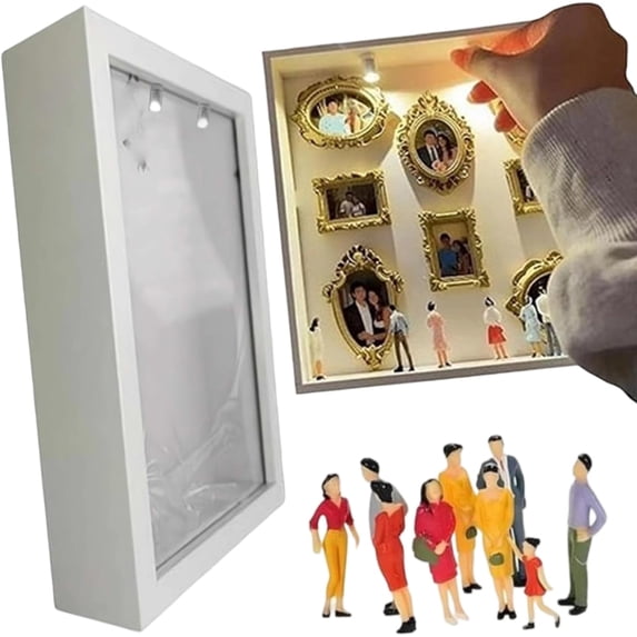 DIY Mini Museum Silhouette Box, Shadow Box Frame Display Case ...