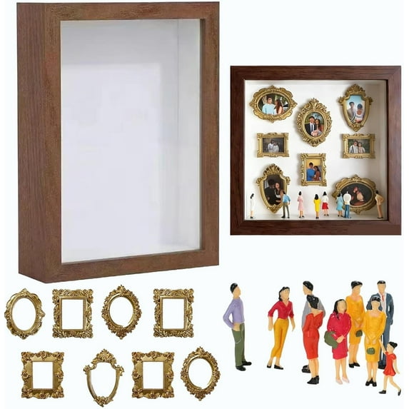 DIY Mini Silhouette Shadow Box with Light, Creative Display Box for ...