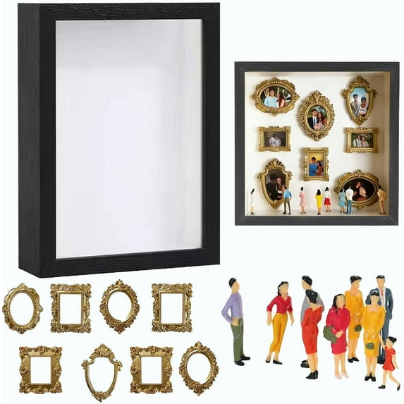 DIY Mini Silhouette Shadow Box with Light, Creative Display Box for ...