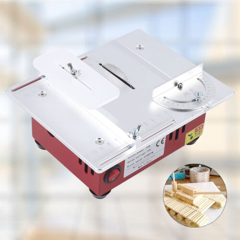 DIY Mini Sliding Table Saw Household Woodworking Hobby Model Cutting ...