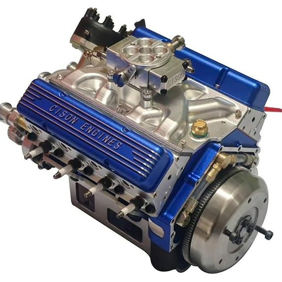 DIY Mini V8 Engine Model Kit, Small-Block Gas Engine for STEM Projects ...