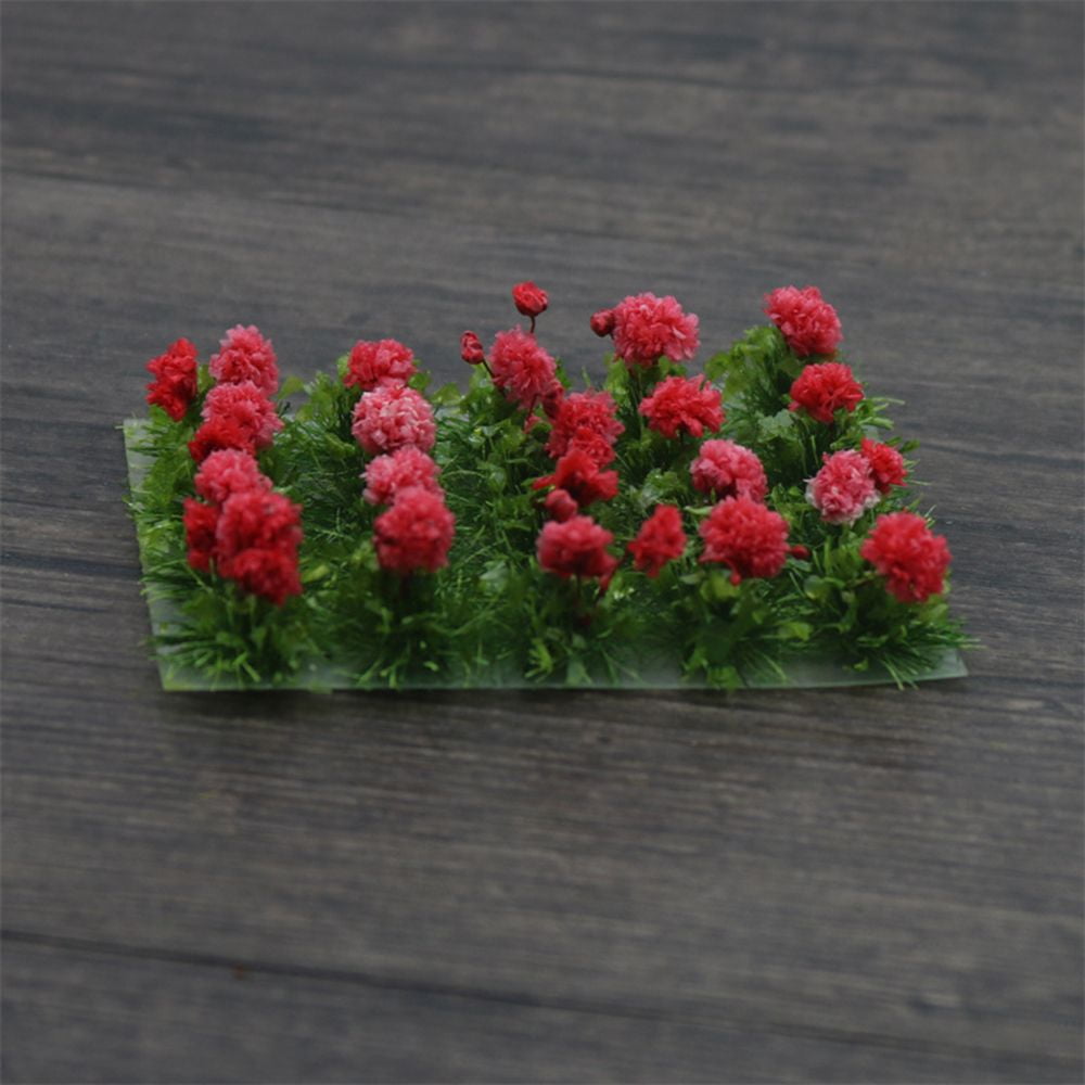 DIY Miniature Artificial Grass Scenery Model Landscape Dollhouse Plant ...