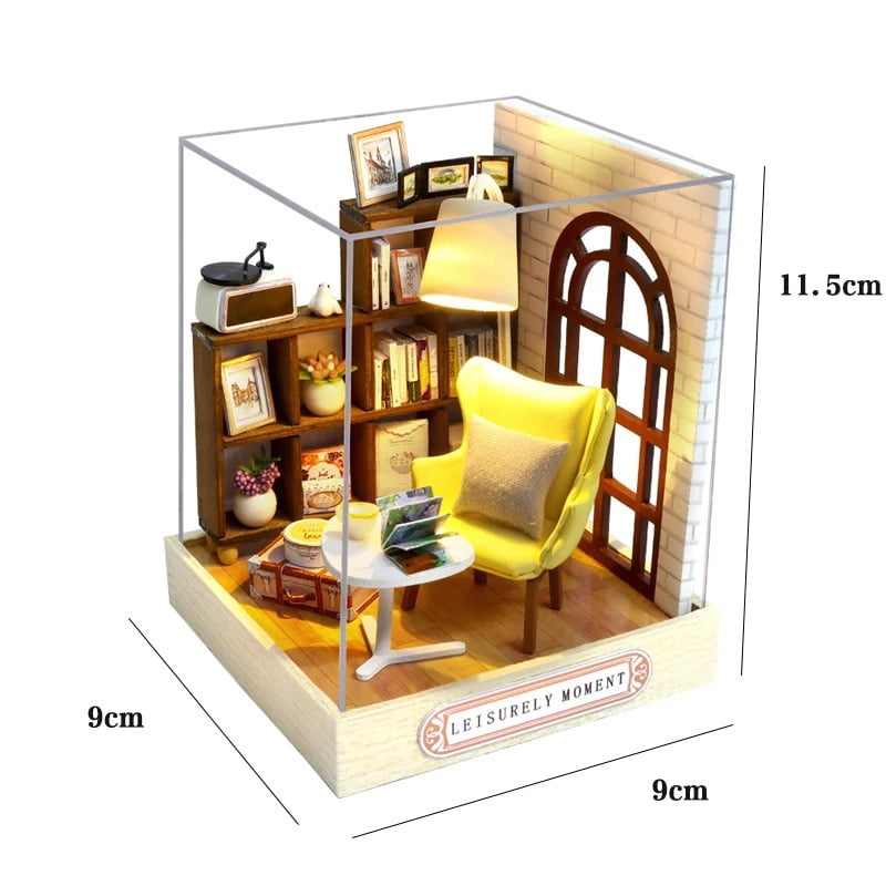 DIY Miniature Doll House 3D Puzzle Building Assembly Kit For Making ...