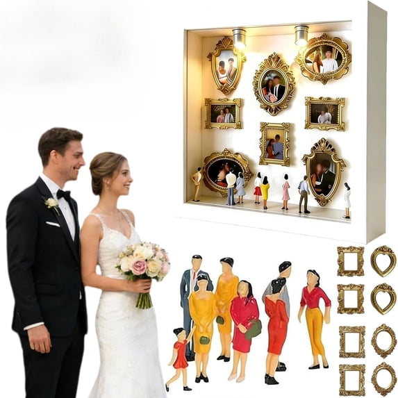 DIY Miniature Gallery Shadow Box - Personal Memory Exhibit Kit ...