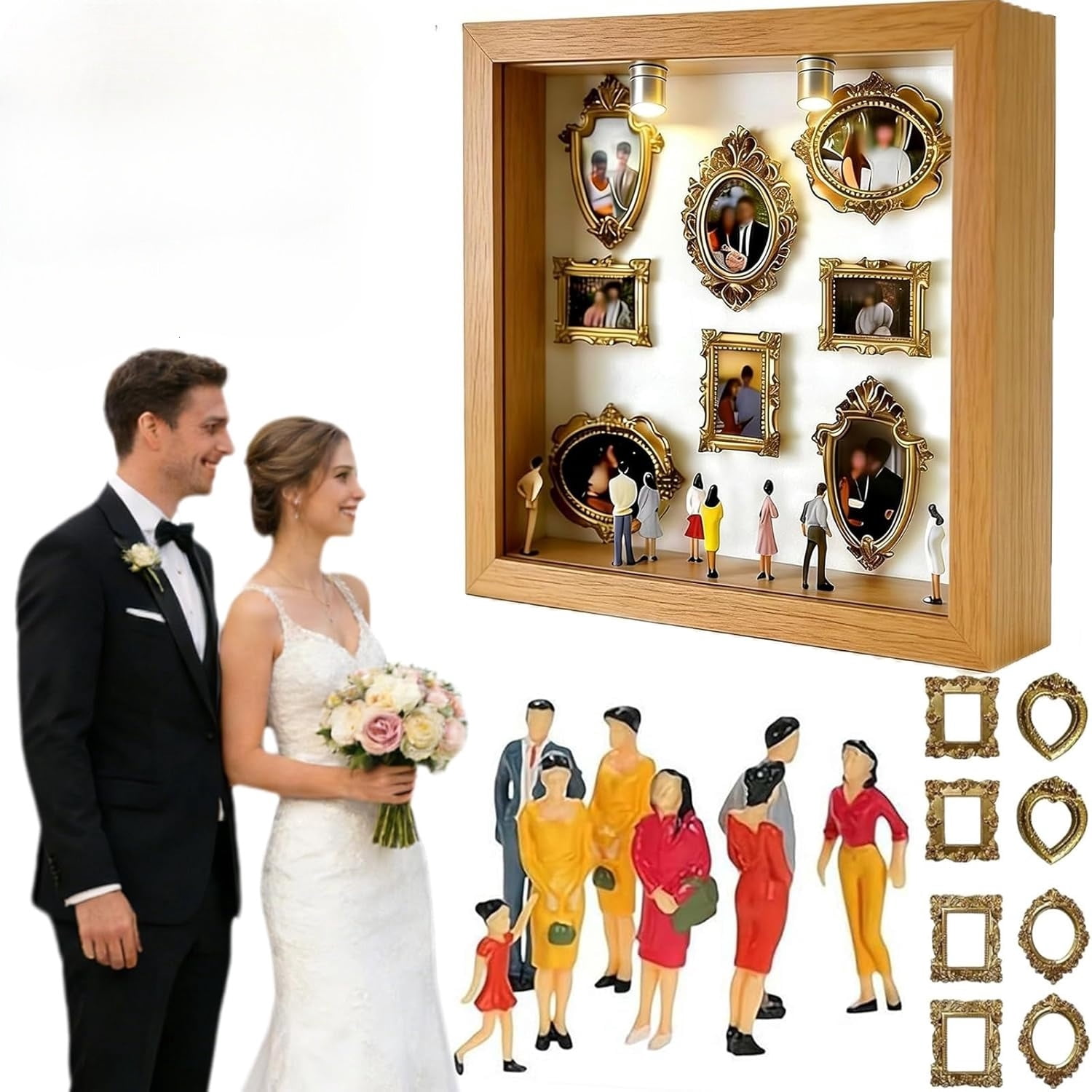 DIY Miniature Gallery Shadow Box - Personal Memory Exhibit Kit ...