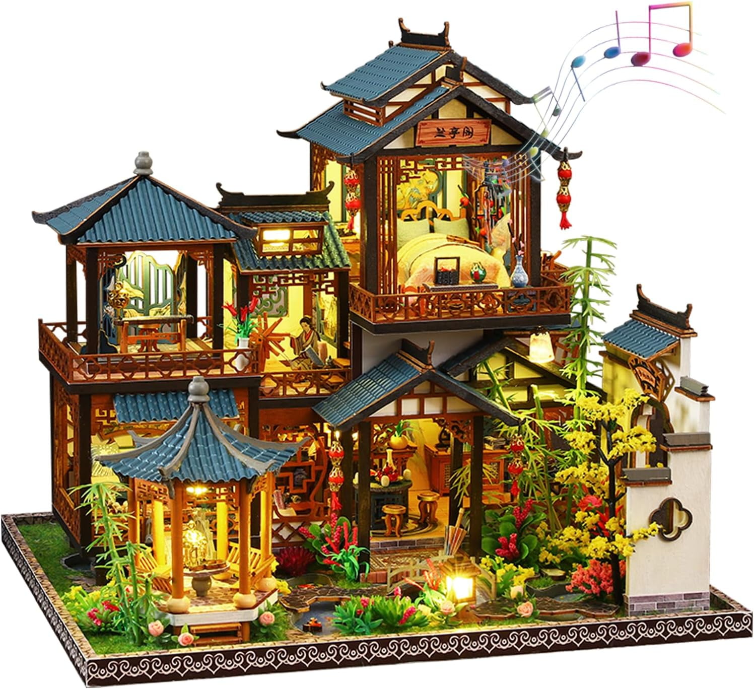 DIY Miniature House Kit - Miniature Wooden Dollhouse Kit - Mini House ...