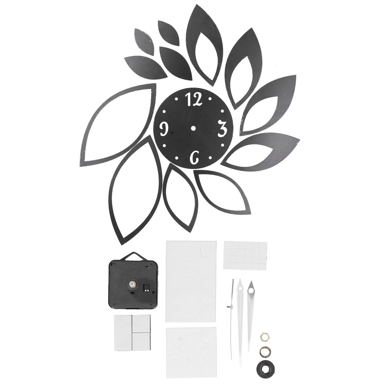 DIY Mirror Wall Clock Stickers Modern Decor for Home Living Room ...