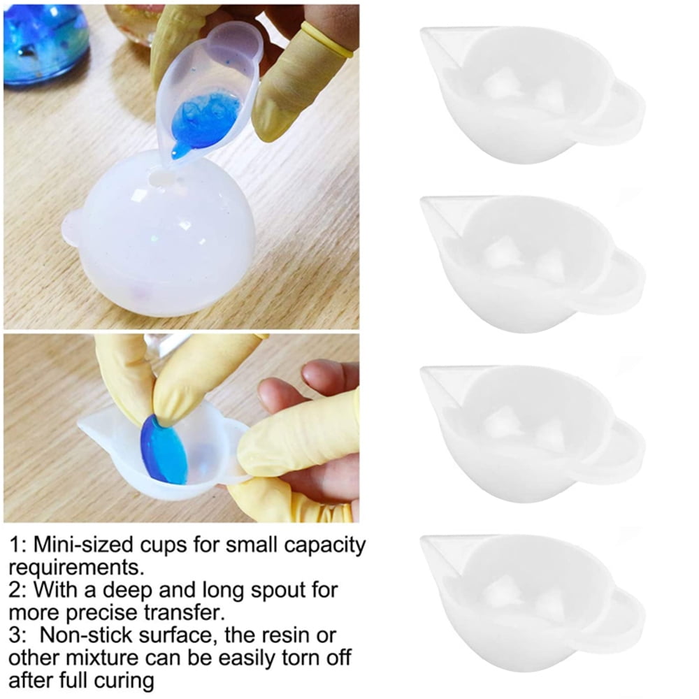 DIY Mixing Epoxy Resin Measuring Cups Sticks Kit Craft Casting Jewelry ...
