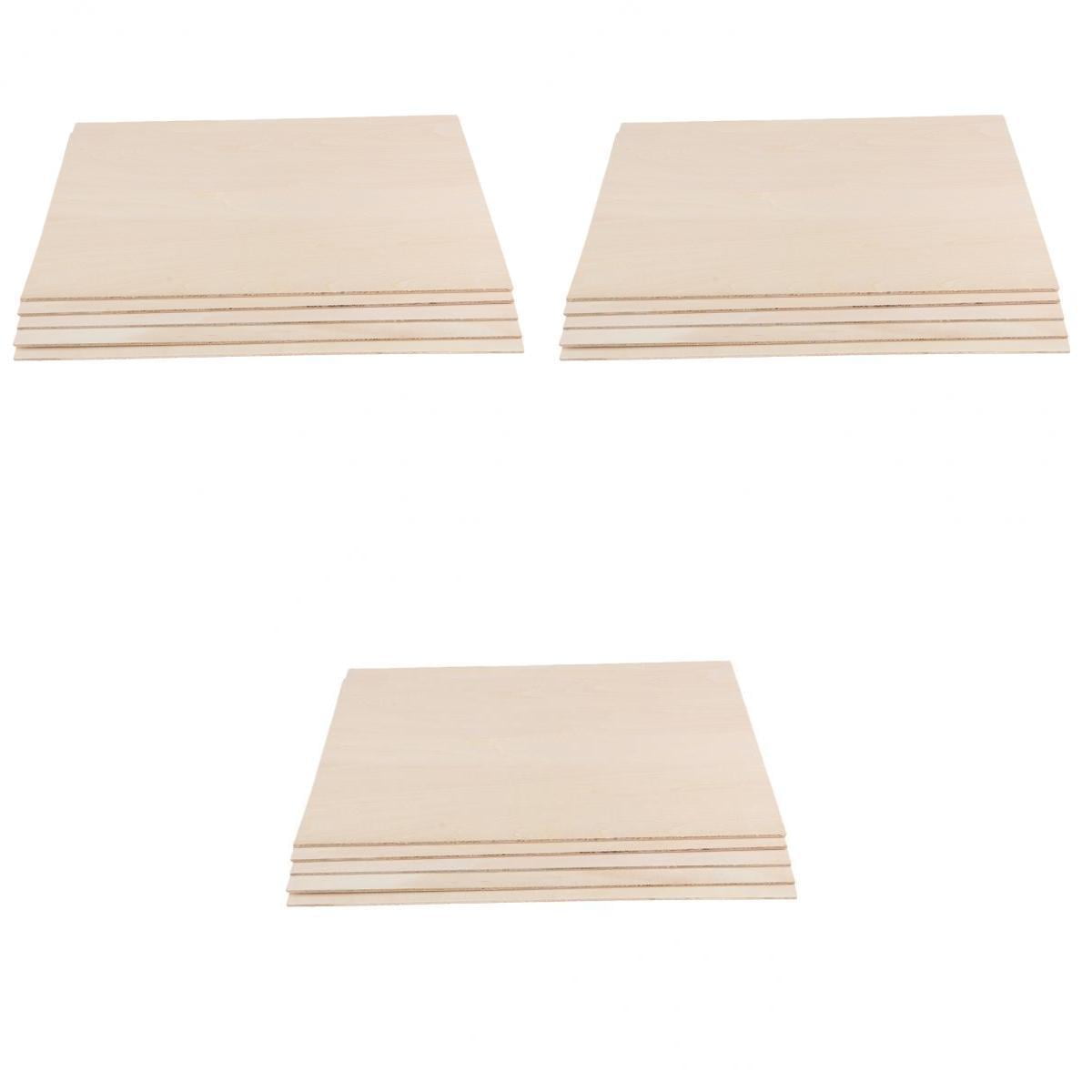DYNWAVE DIY Model Balsa Wood Sheets, Wooden Crafts, Aircraft Boat House ...