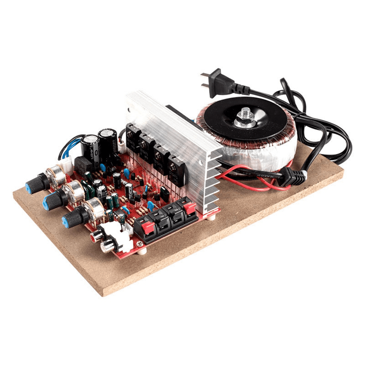 DIY Modified 200W Audio Power Amplifier Aluminum Plate Stereo USB HiFi ...
