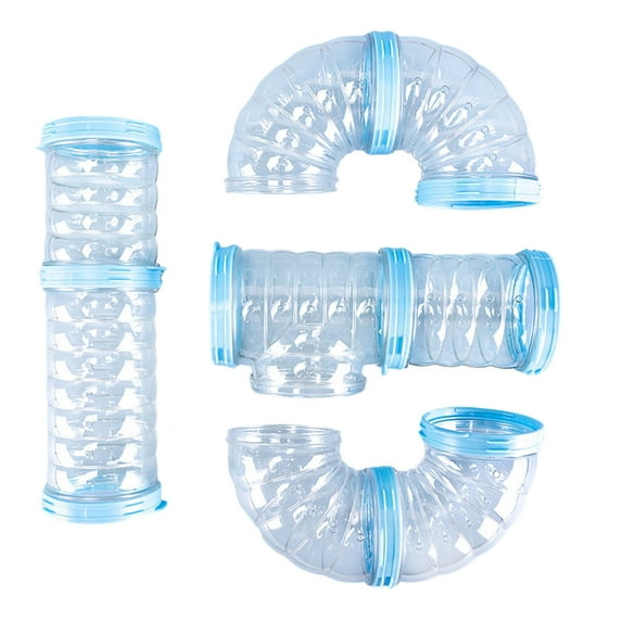 DIY Modular Hamster Tube Maze Habitat with Interconnecting Plates and ...