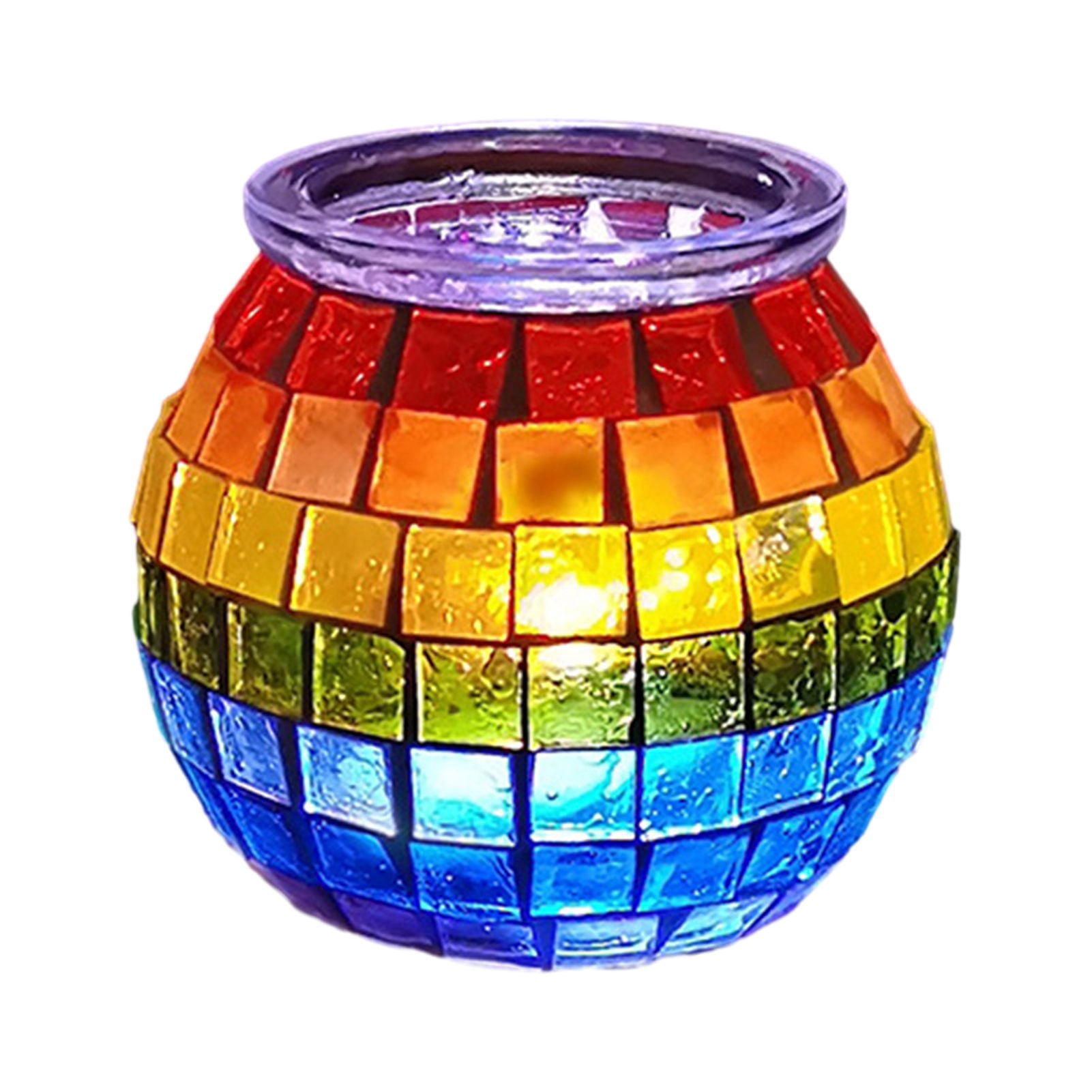 DIY Mosaic Candle Holder Kit Fine Motor Skill Development Kids Craft ...