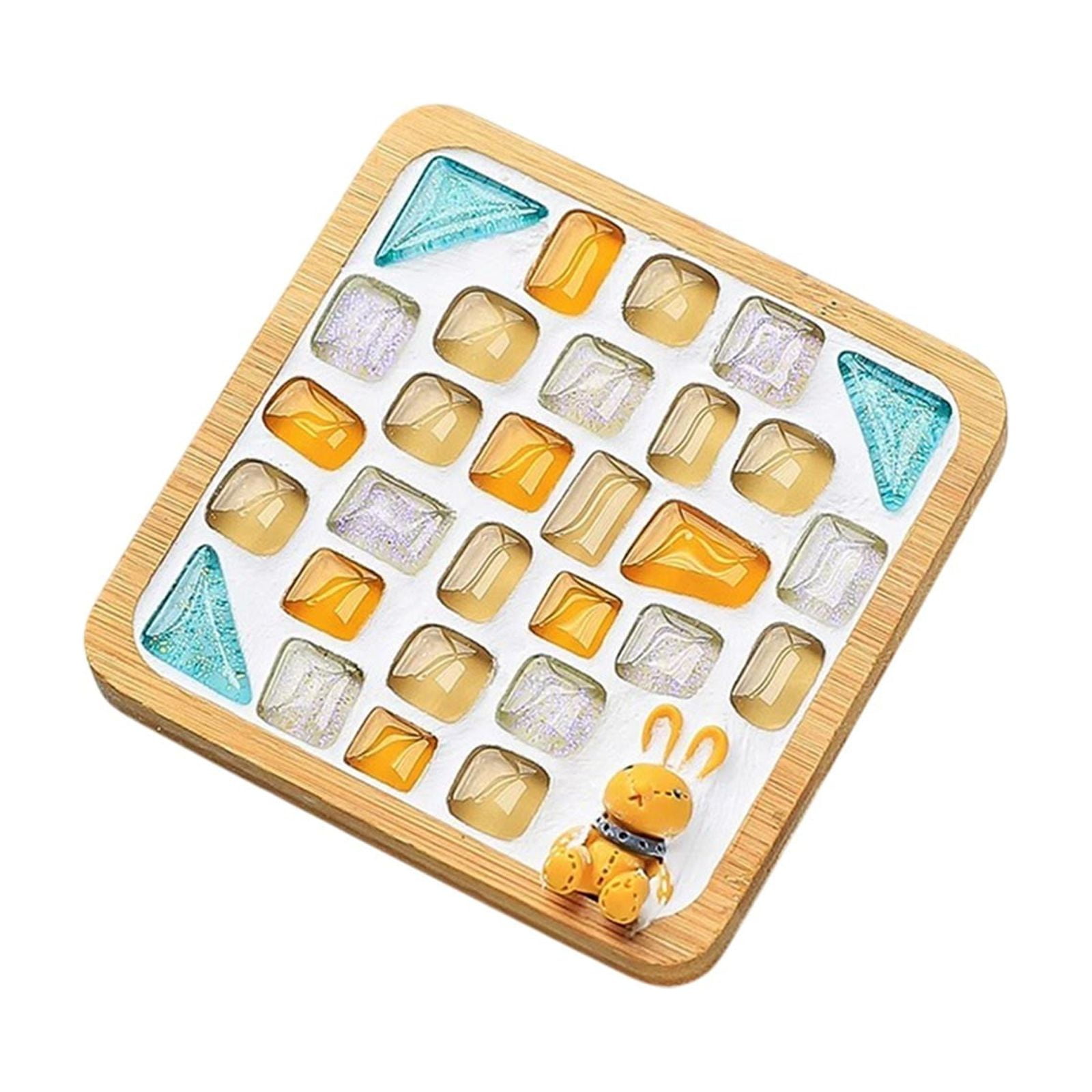 DIY Mosaic Costers Kit, Glass Mosaic Crafts Materials Package for ...