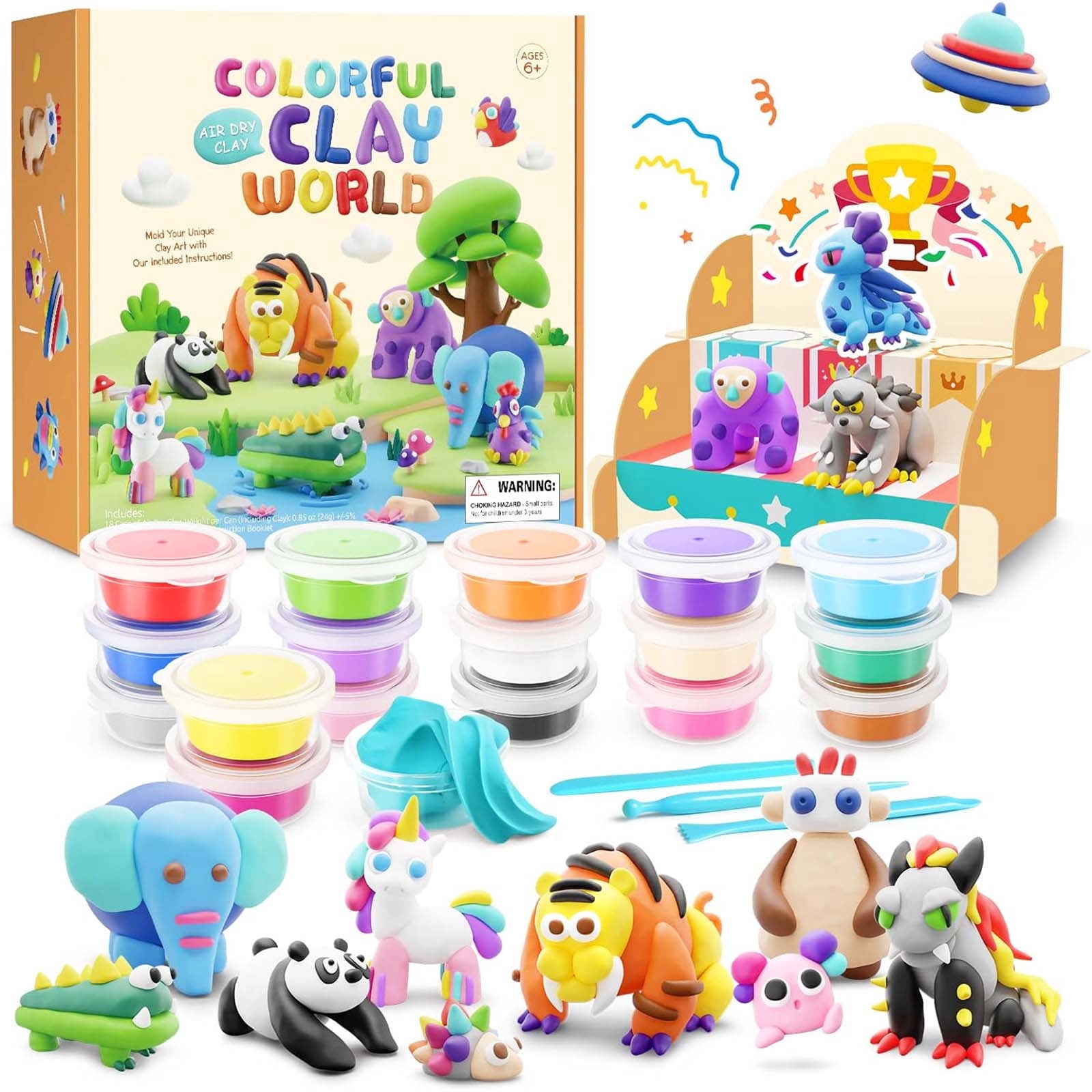 DIY Mud Sculpting Kit Complete Polymer Mud Art Set for Kids & Adults ...