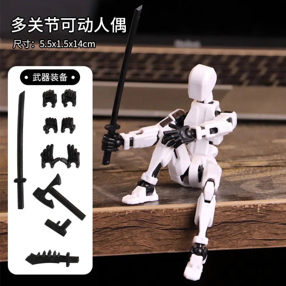 DIY Multi-Jointed Movable Shapeshift Robot Ornaments 3D Printed ...