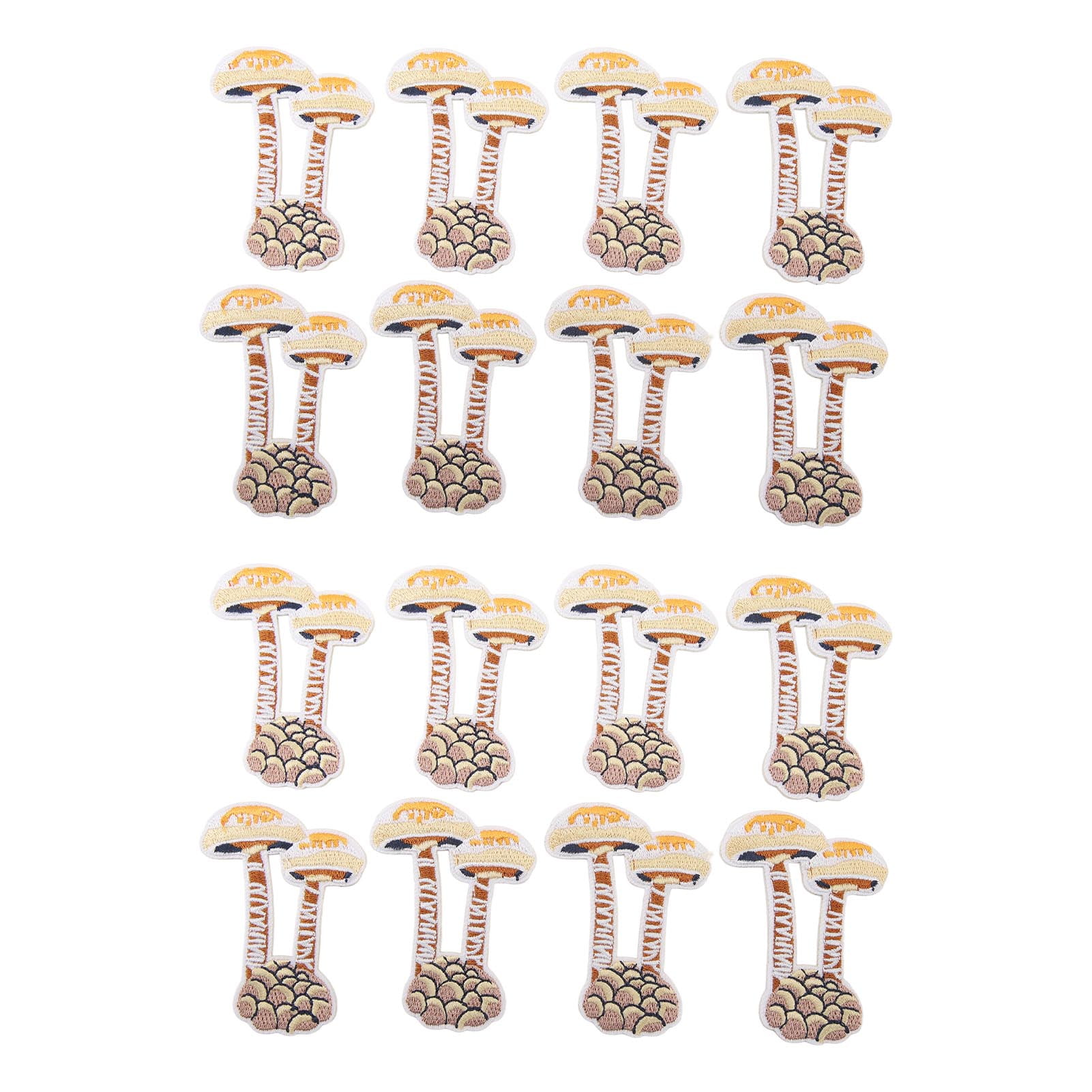 DIY Mushroom Iron On Patches, 16PCS Embroidered Mushroom Stickers for ...