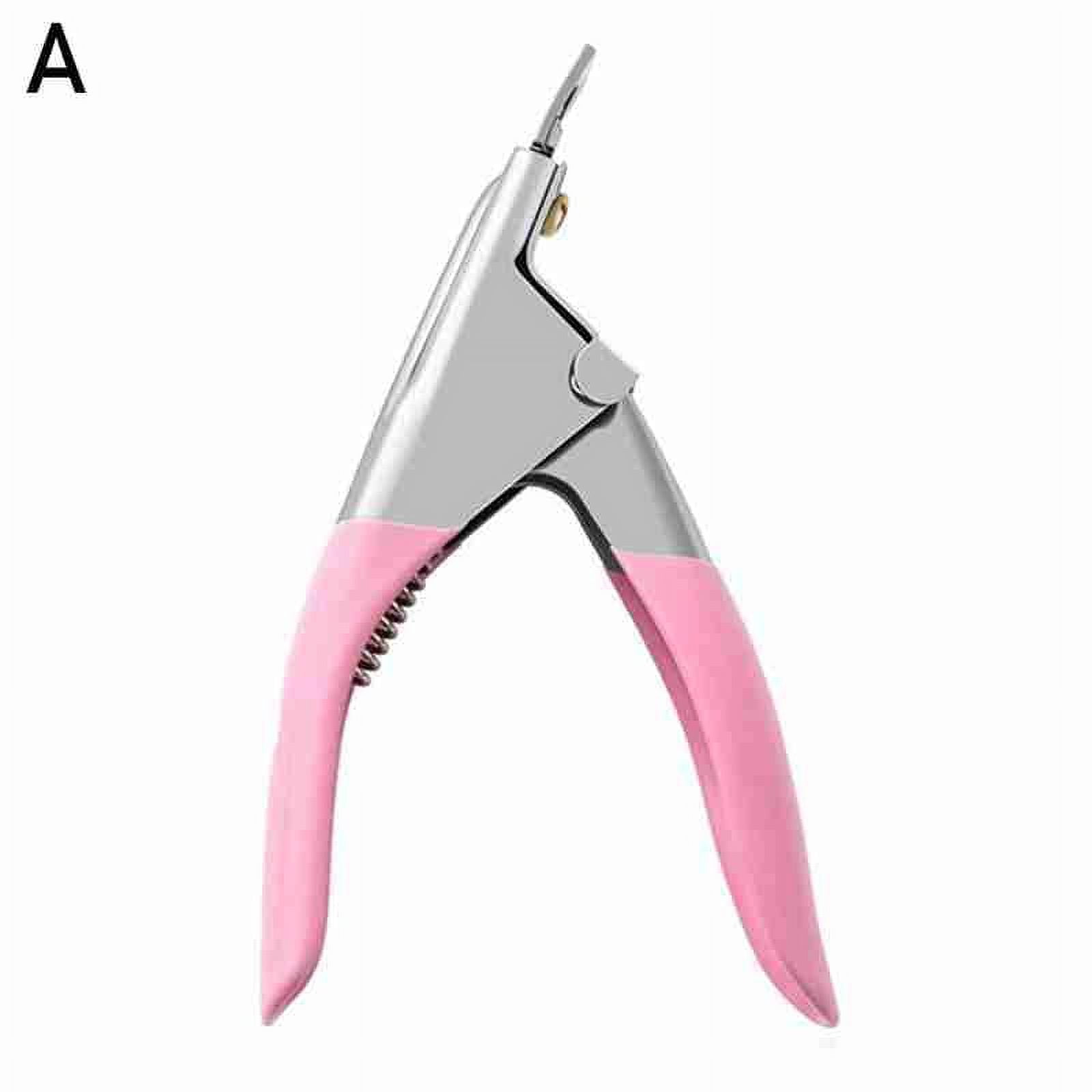 DIY Nail Clippers Cutter Fake Acrylic Manicure Art U-shaped Scissors ...