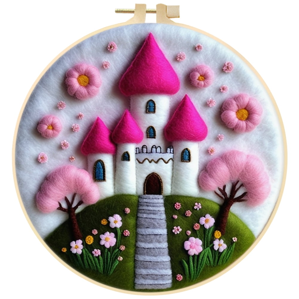DIY Needle Felting Kit Beginner Friendly Wool Felt Painting Craft Set ...