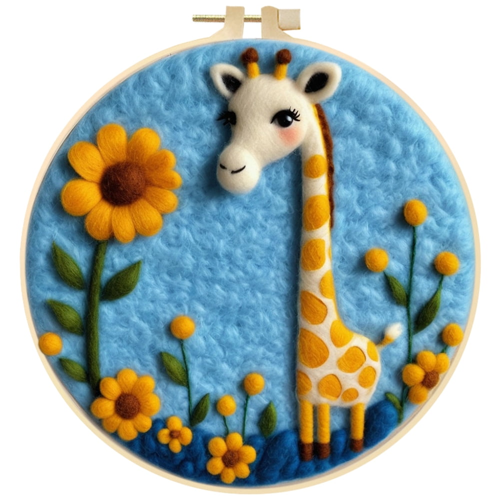 DIY Needle Felting Kit Beginner-Friendly Wool Painting Craft Set Type ...