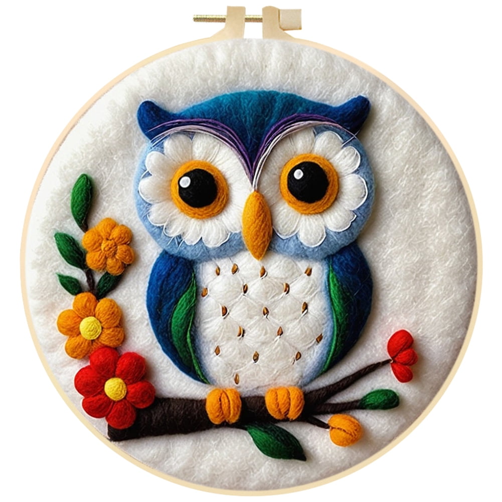 DIY Needle Felting Kit Beginner-Friendly Wool Painting Craft Set Type 5 ...