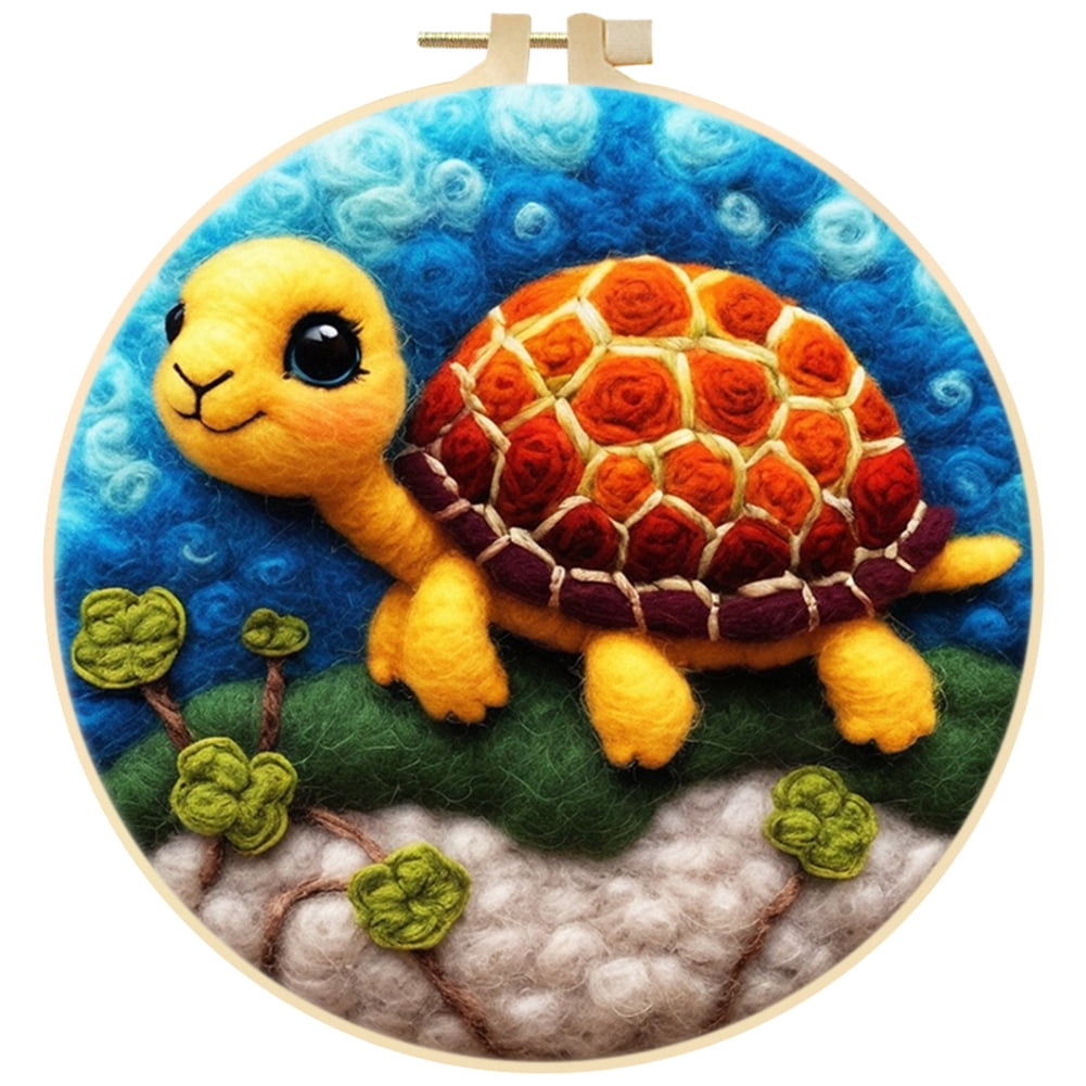 DIY Needle Felting Kit Beginner Friendly Wool Painting Craft Set with ...