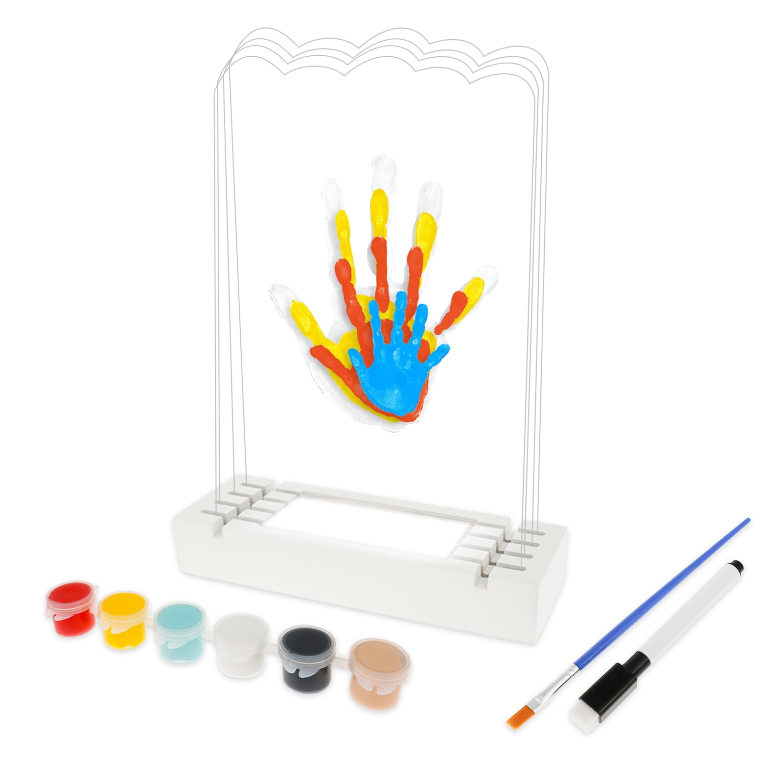 DIY Newborn Handprint Keepsake Set Family Handprint Kit Baby Hand and ...