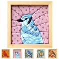 DIY No-Sew Kinusaiga Fabric Art Kit with Frame and Tools for Adults ...