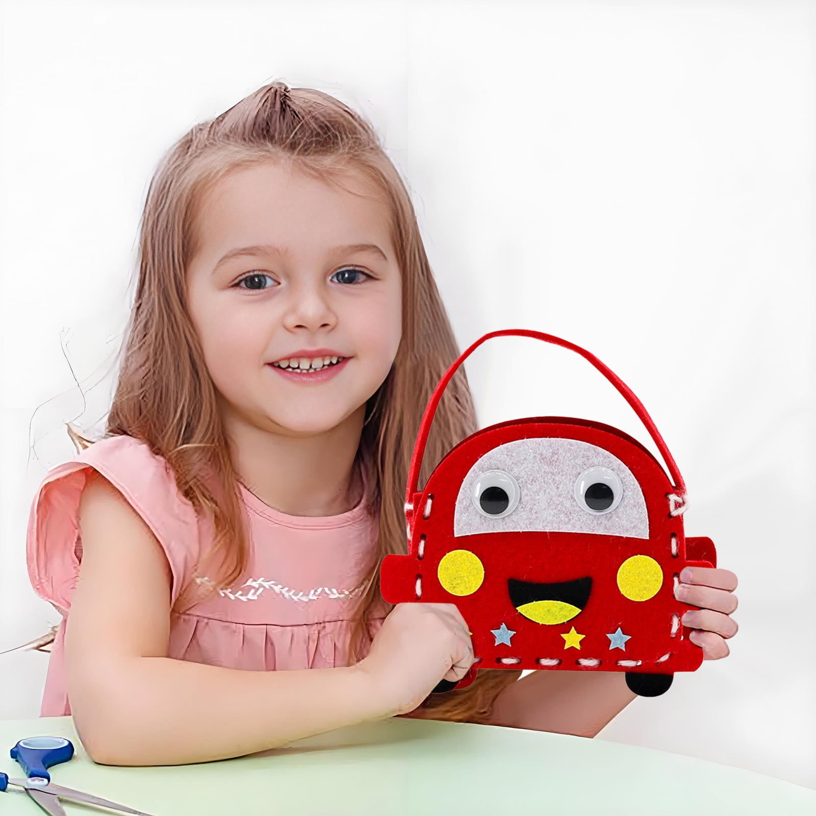DIY Non-Woven Handbag Craft Kit for Klds - Educational Sewing Activity ...